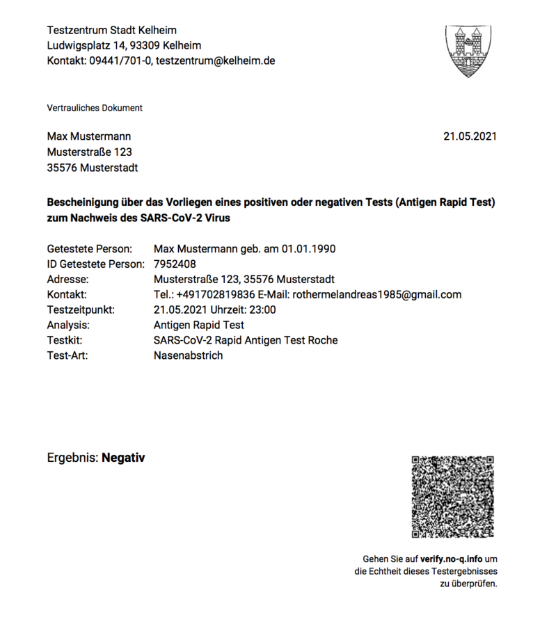 Testzentrum - Stadt Kelheim Testzentrum - Stadt Kelheim